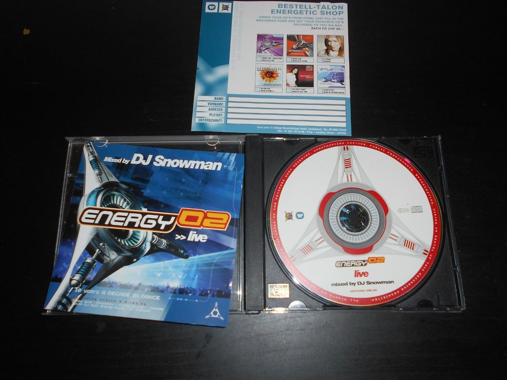 DJ Snowman – Energy 02 Live - 10 Years - A Decade In Dance (Gebraucht ...