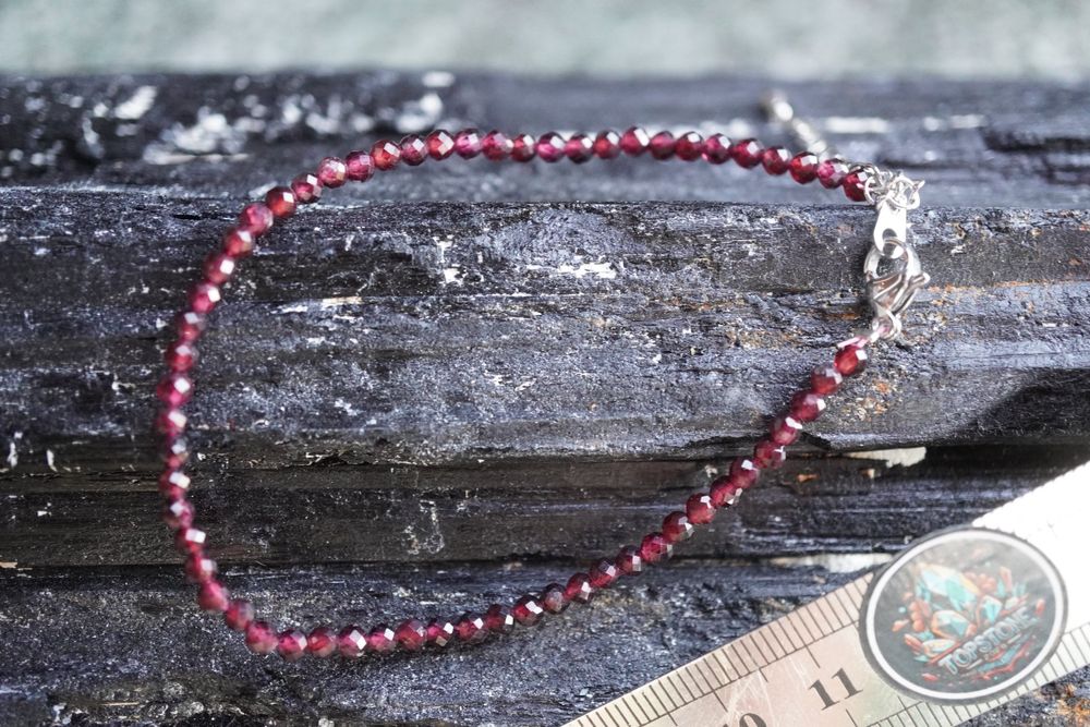Granat Rot Armband mit Verschluss ab 1.- Auktion (Neu und ...