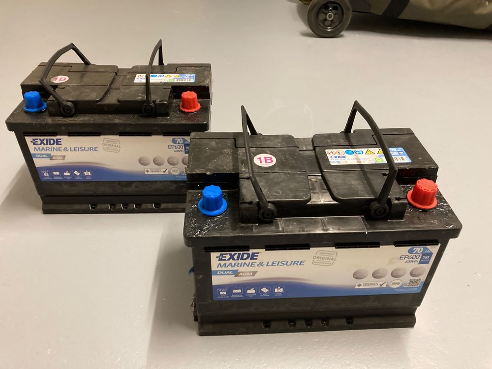 Exide EP600 Dual AGM 70Ah Batterie (Gebraucht) in Rombach für CHF 70 ...
