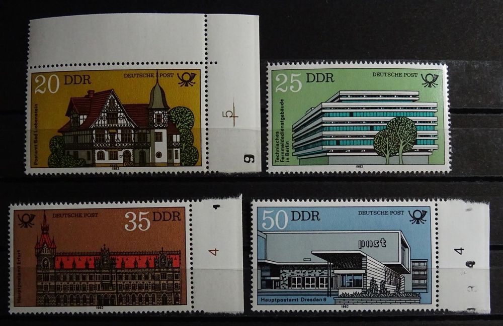 DDR 1982, Serie **postfrisch (Neu (gemäss Beschreibung)) in Haslen GL für CHF 0.45 – mit ...