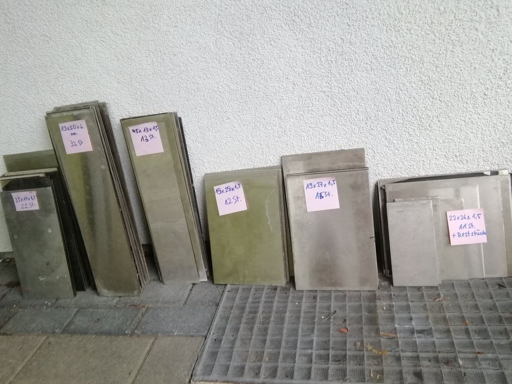 Metallplatten, ev. Chromstahl? (Gebraucht) in Langenthal für CHF 10 ...