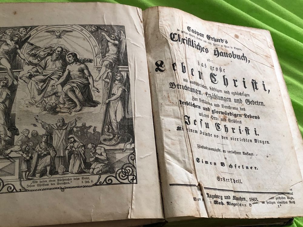 Christliches Antikes Buch Caspar Erhard 1863 | Kaufen auf Ricardo
