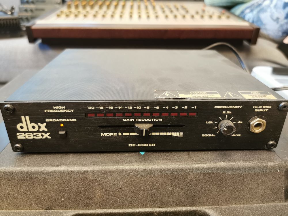DBX263X De-Esser Studio Qualität (Gebraucht) in für CHF 100 – mit Lieferung auf Ricardo kaufen
