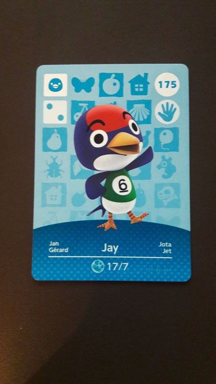 ACNL/NH Amiibo Karte EU - Nr. 175 Jan (Gebraucht) in Nänikon für CHF 3. ...