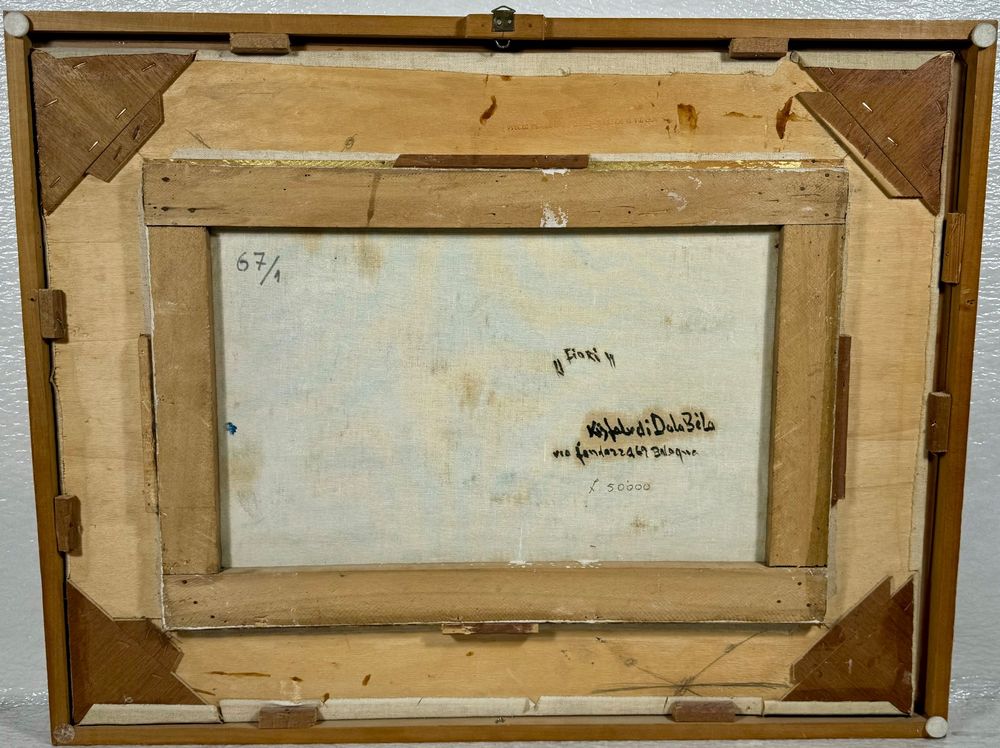 Abstrakte Stilleben Gemälde Signiert/Verso. Beschriftet | Kaufen auf Ricardo