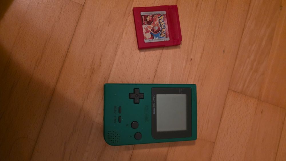 Game Boy Pocket Grün mit Pokémon Rot - Top Zustand! (Gebraucht) in ...