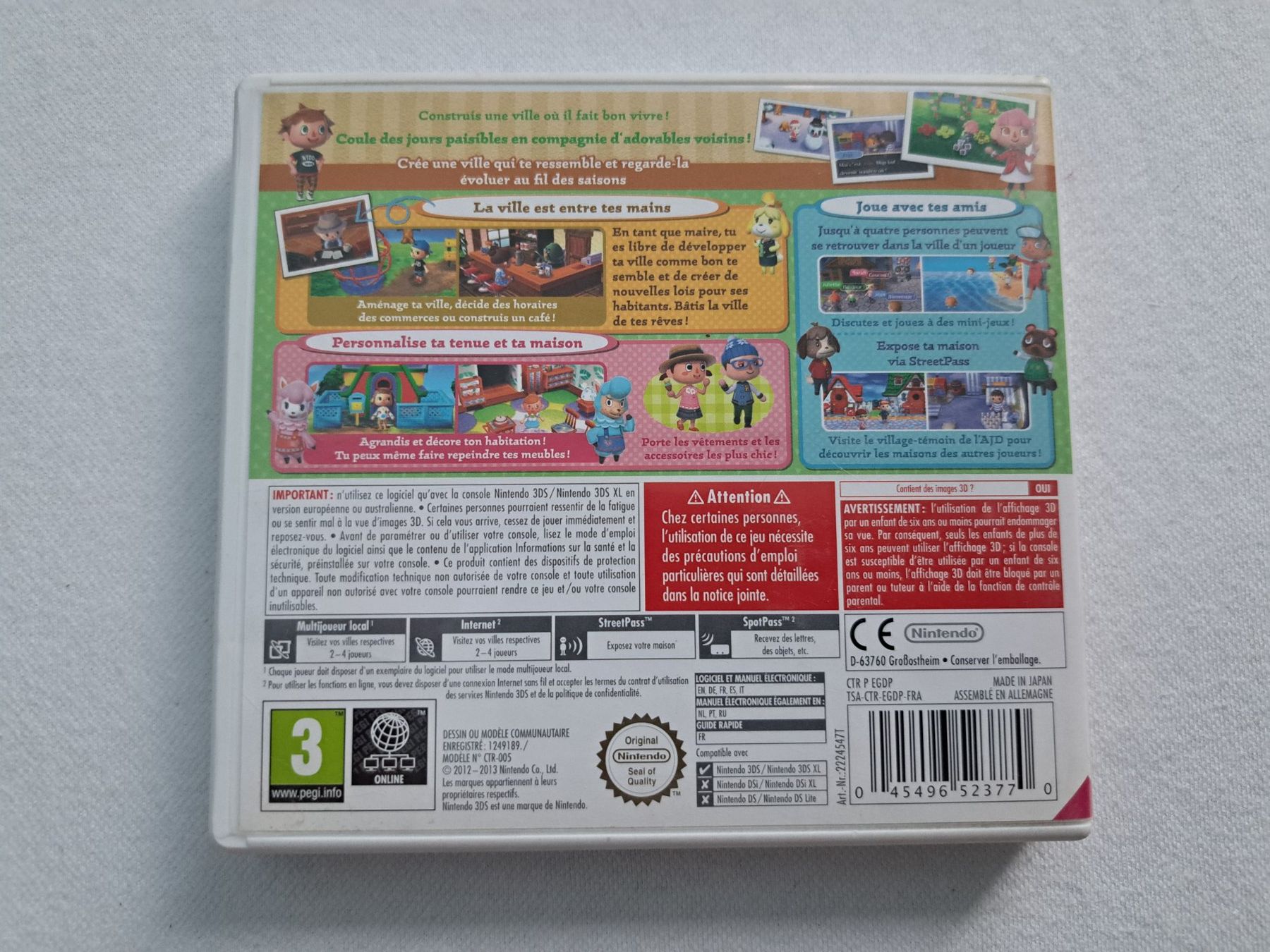 Animal Crossing New Leaf Nintendo 3DS (boîte FR) (Gebraucht) in Genève ...