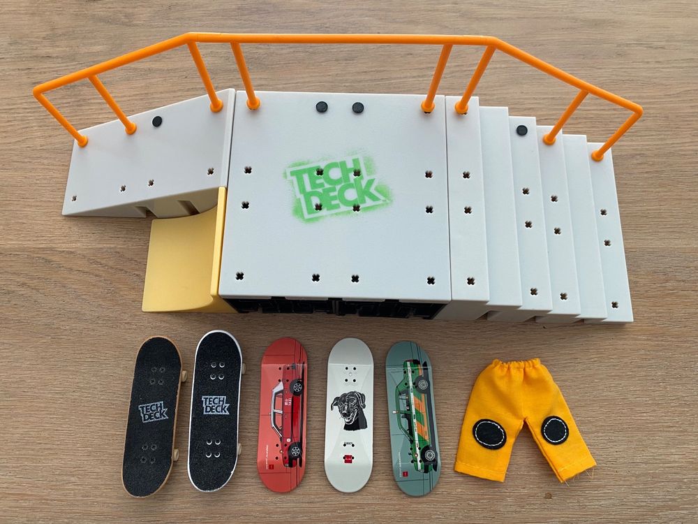 Tech Deck Finger Skateboard Rampe / 5 Boards | Kaufen auf Ricardo