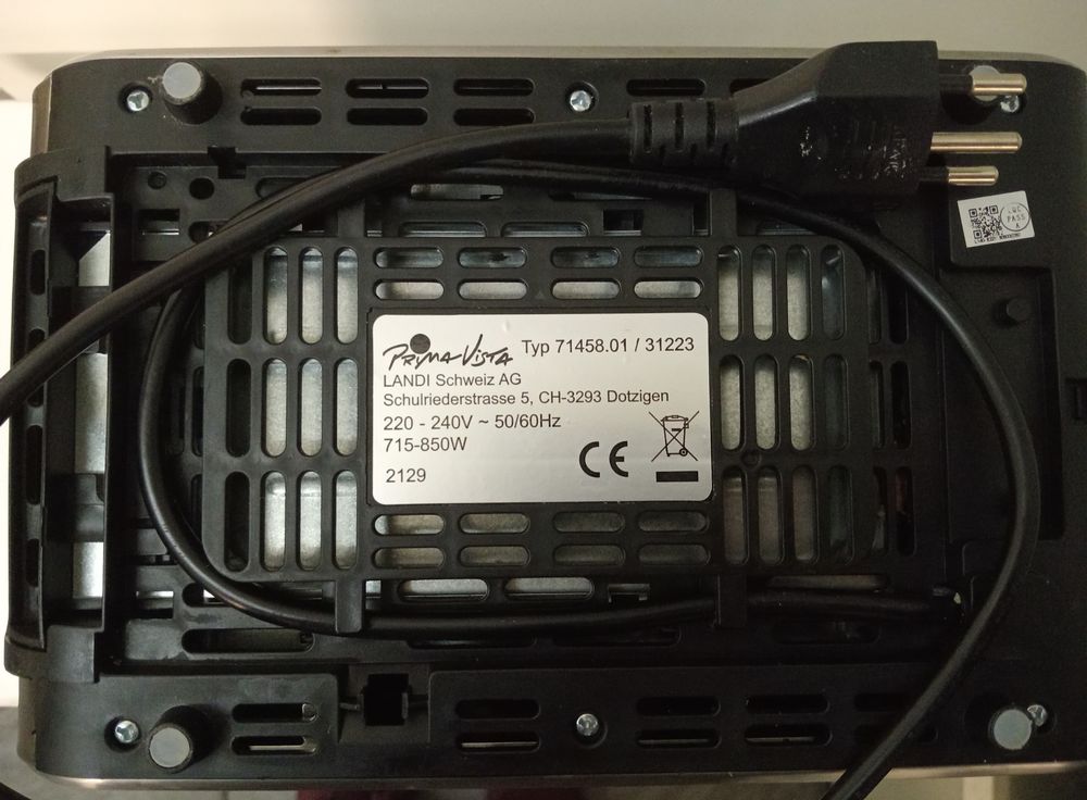 Prima Vista Toaster Metall (Gebraucht) in Allschwil für CHF 5.95 – mit ...