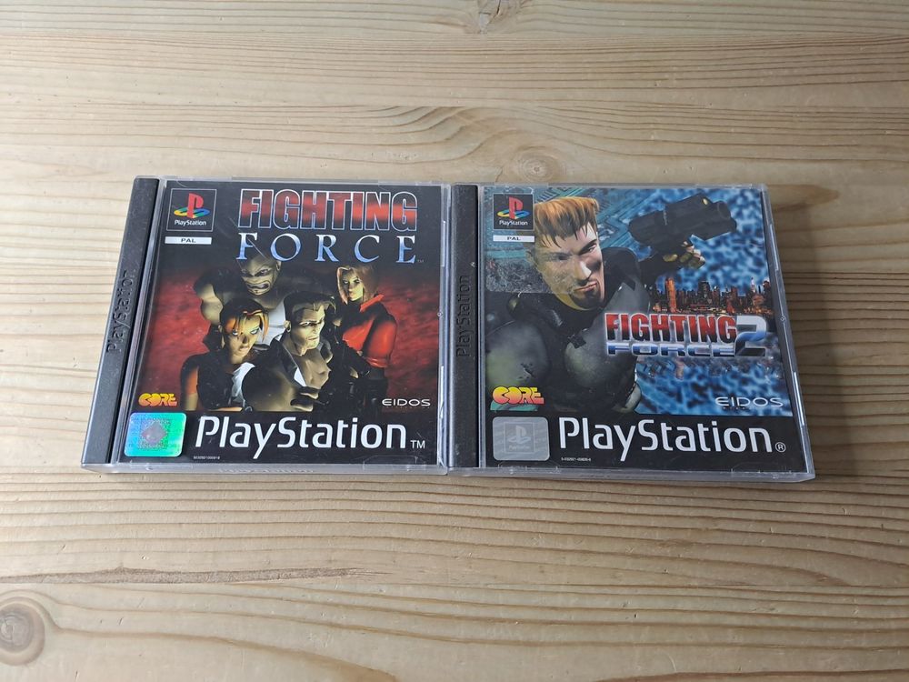 Fighting Force 1 + Fighting Force 2 / 2 PS1 Games (Gebraucht) in Welschenrohr für CHF 45 – mit ...