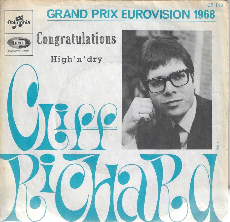 Cliff Richard - Congratulations Eurovision 1968 (Gebraucht) in für CHF 5 – mit Lieferung auf ...