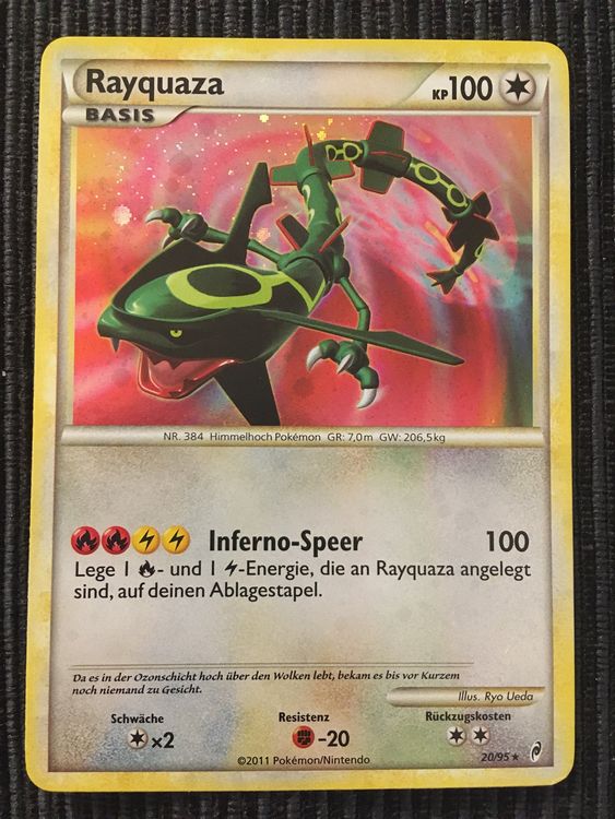 Pokemon Rayquaza Holo Ruf der Legenden near Mint | Kaufen auf Ricardo