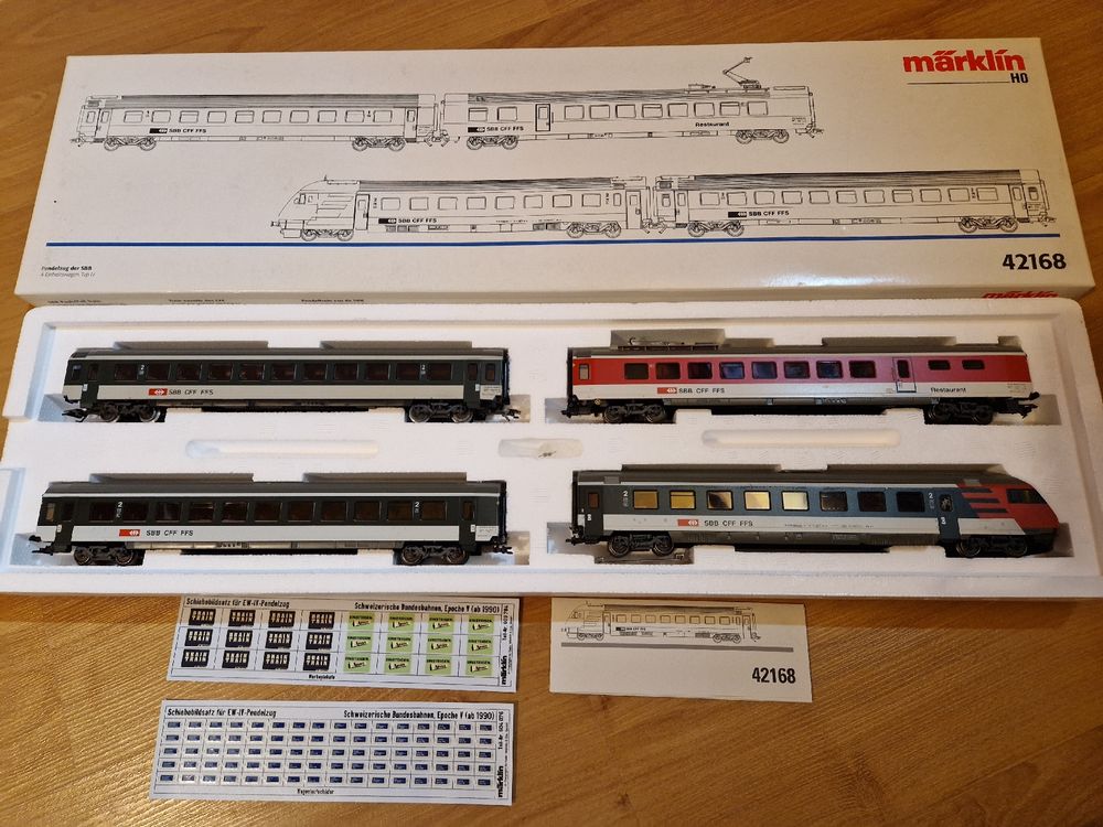 Märklin 42168 Pendelzug der SBB (Gebraucht) in Illhart für CHF 180 – mit Lieferung auf Ricardo ...