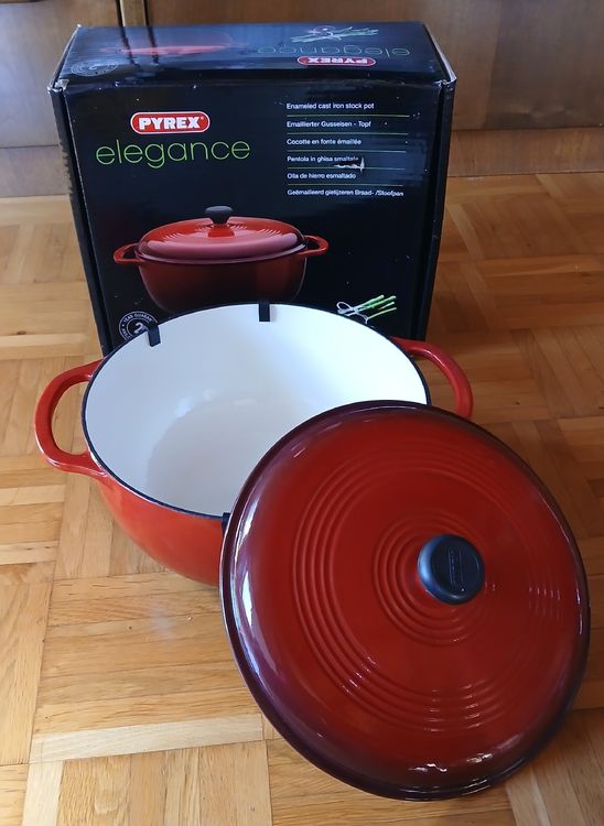Cocotte en fonte émaillé 5,5l Pyrex elegance | Kaufen auf Ricardo