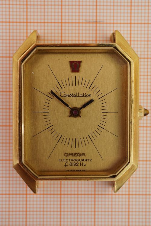Omega Constellation ElectroQuartz Beta21, 18K Gold, Tigeraug | Kaufen ...