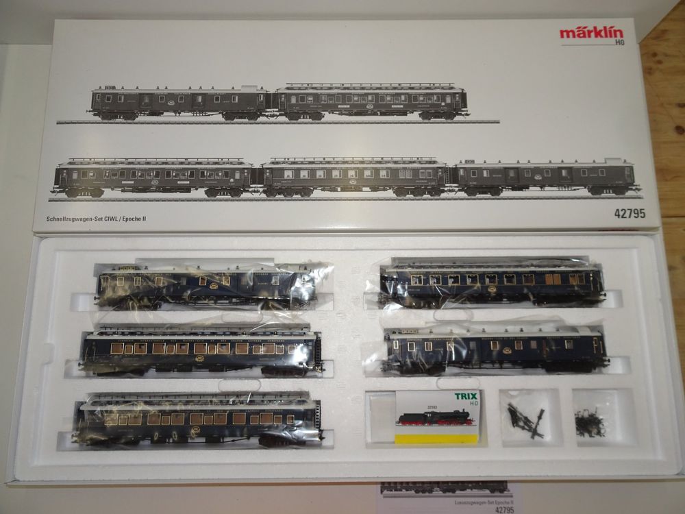 Märklin Schnellzugwagen Set CIWL Orient Express bel.HO 42795 (Gebraucht) in Emmenbrücke für CHF ...