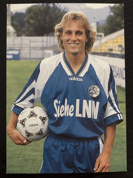 Signierte Karte Martin Fink FCL Fussballer Rarität 90er (Gebraucht) in ...