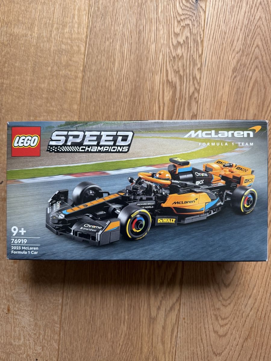 Lego 76919 Speed Champions 2023 McLaren Formula 1 Car (Neu und ...