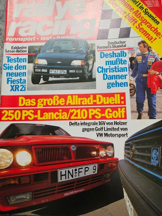 Rallye Racing 22/89 Golf Limited Delta Integrale TVR R 8 xx (Gebraucht ...