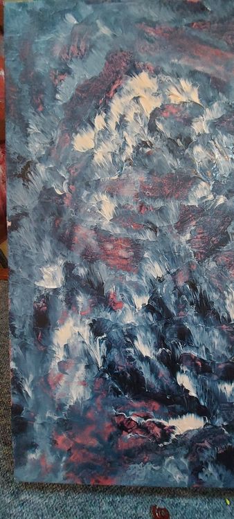 Gemälde "Abstrakte Formen" von mir selbstgemalt 60×60 | Kaufen auf Ricardo