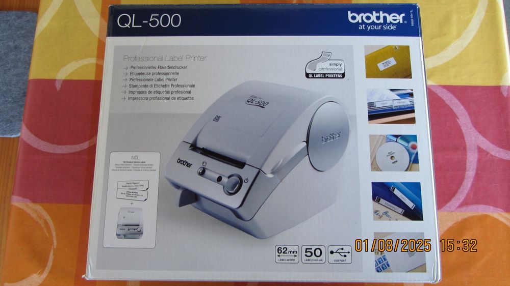 Brother Etikettendrucker QL - 500 (Neu und originalverpackt) in ...
