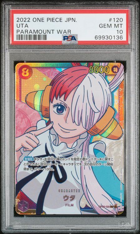 One Piece Card Game - Uta OP02-120 PSA 10 JPN. | Kaufen auf Ricardo