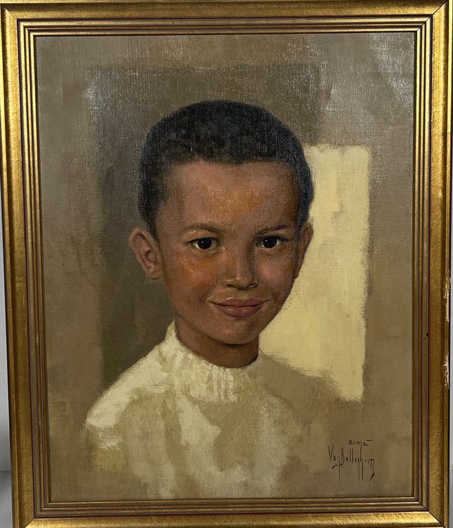 Portrait Gemälde von einer Kind unleserlich Signiert (Gebraucht) in Root für CHF 60 – mit ...