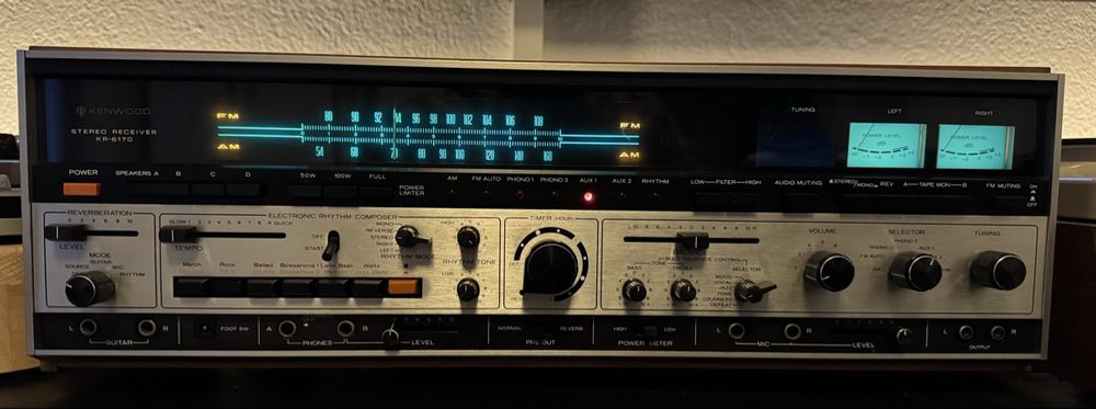 Kenwood KR-6170 Vintage Receiver mit Gitarrenverstärker | Kaufen auf ...