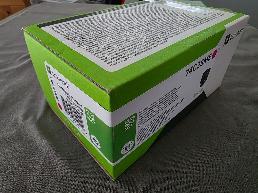 Original Lexmark Toner Magenta 74C2SME für CS720 CS725 CX725 (Neu und ...