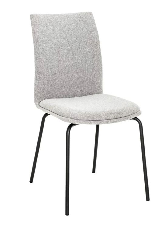 6 Stühle Modern Stoff Grau - Modell Livique Lorena (Gebraucht) in ...