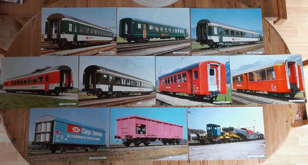 SBB CFF FFS Miniposters collection 26 pieces (Gebraucht) in Hinwil für ...