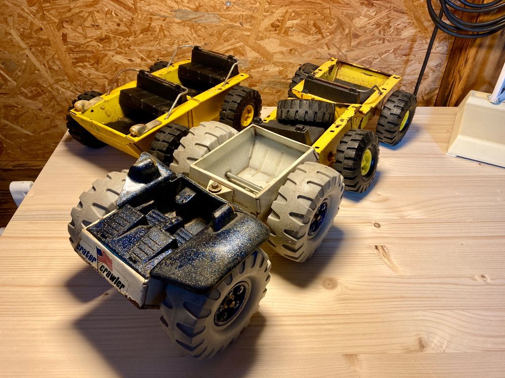 Vintage Nylint Twister und Tonka Moon Crawler Blechspielzeug (Defekt ...