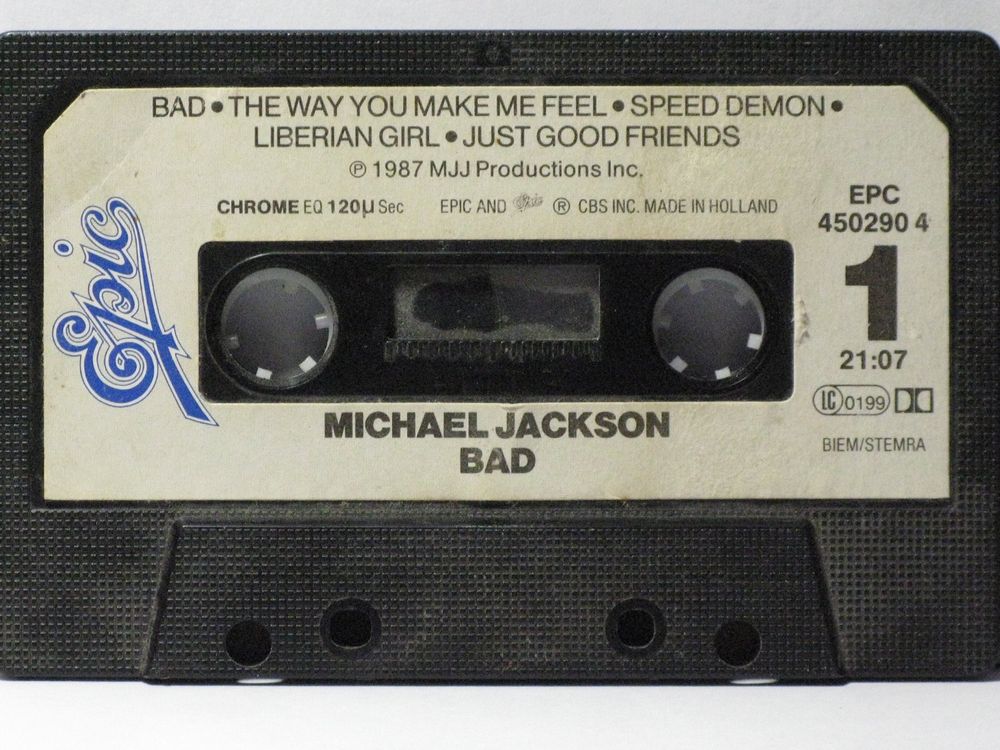 MICHAEL JACKSON Bad (Gebraucht) in Langnau i. E. für CHF 6.5 – mit Lieferung auf Ricardo kaufen