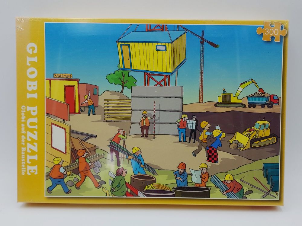 Globi Puzzle, Globi auf der Baustelle, 300er Puzzle, neu | Kaufen auf ...