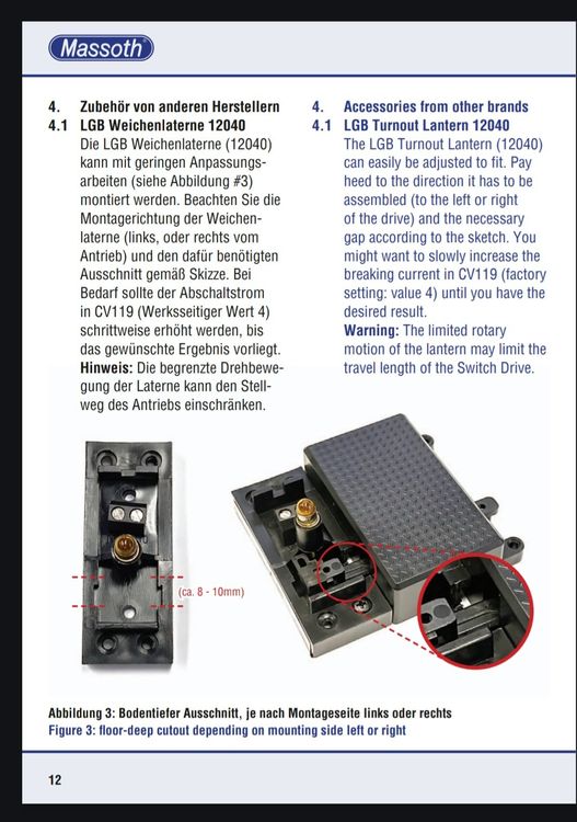 Massoth EVO-X Weichenantrieb inkl. Decoder für LGB | Kaufen auf Ricardo