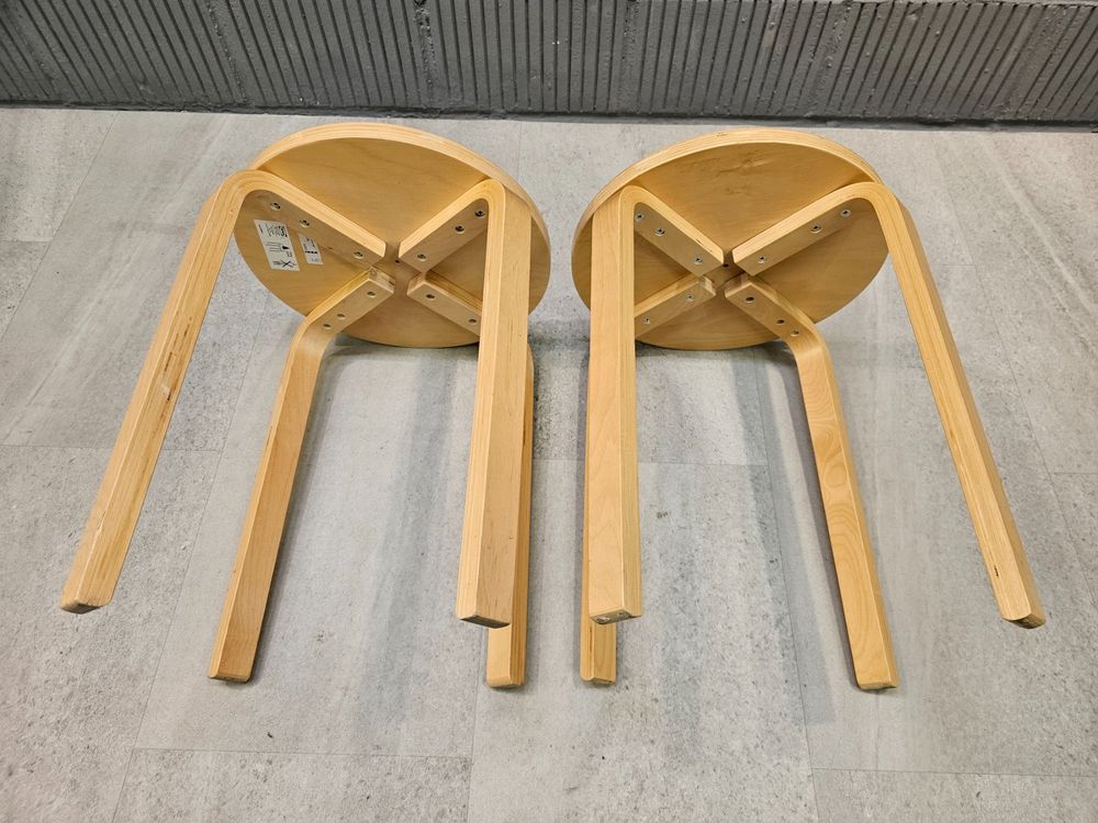 2 IKEA Frosta Stool Hocker, Stapelhocker Design Alvar Aalto (Gebraucht) in Nottwil für CHF 93 ...