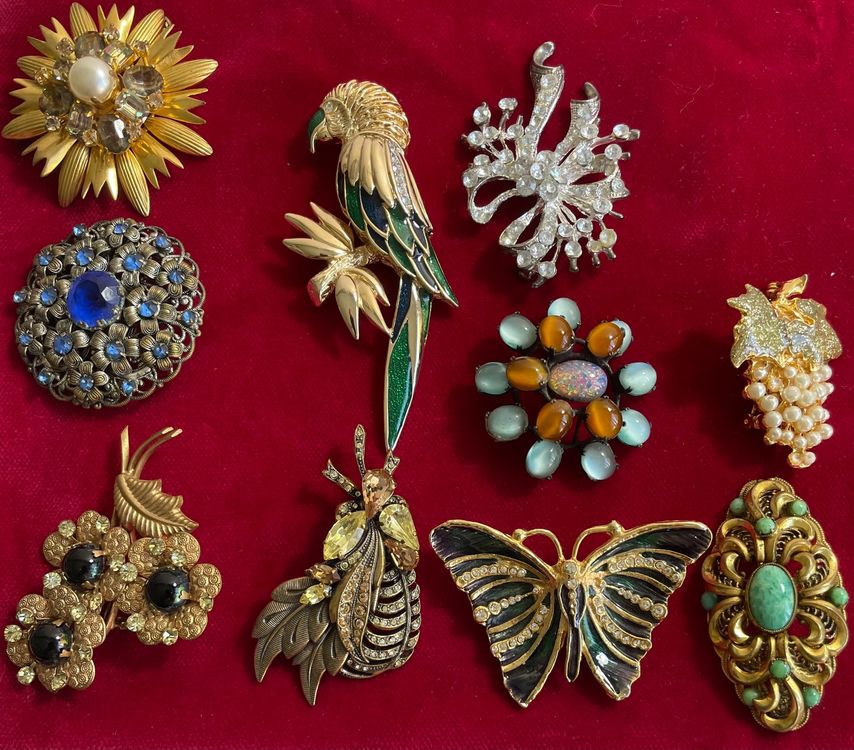 Designer Mode Schmuck 10 stk Brosche Lot | Kaufen auf Ricardo