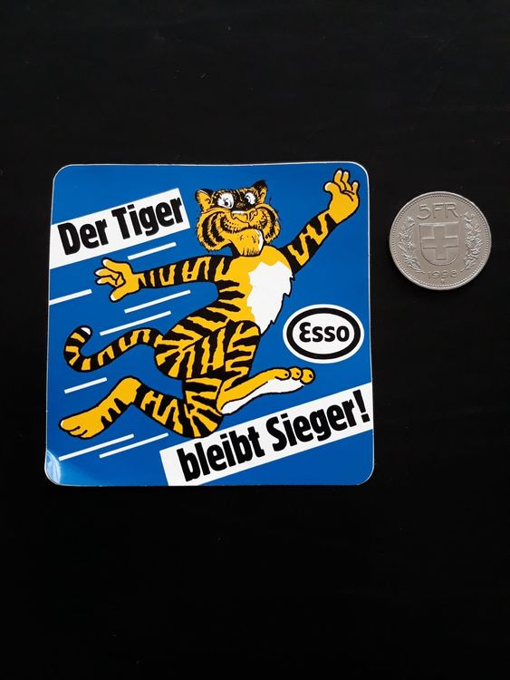 Sticker vintage "ESSO, Der Tiger bleibt Sieger!" | Kaufen auf Ricardo