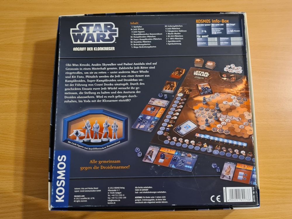 Brettspiel: Star Wars - Angriff der Klonkrieger - Kosmos (Gebraucht) in ...