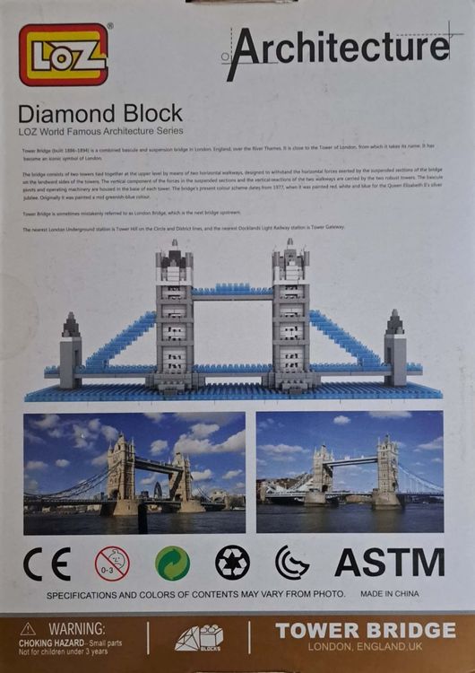 LOZ Tower Bridge London Diamond Block (Neu und originalverpackt) in ...