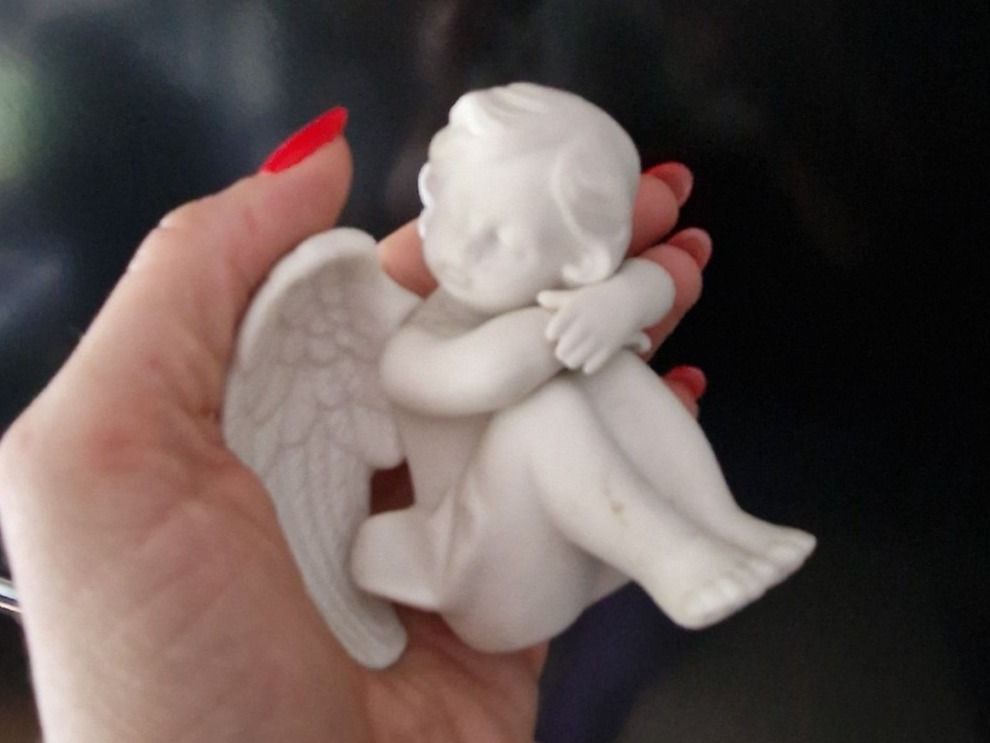kleiner Engel little Angel sleeping schlafend Angelo Melek | Kaufen auf ...