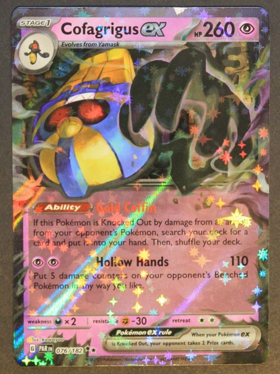 Pokémon Cofagrigus ex (PAR 076) EN | Kaufen auf Ricardo