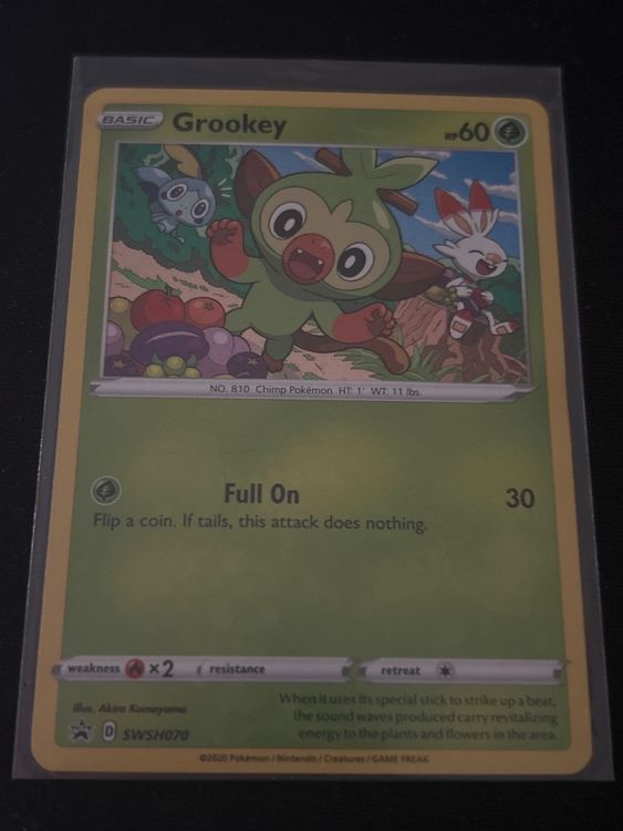 POKÉMON CARD GROOKEY PROMO SW&SH (Gebraucht) in Yverdon-les-Bains für ...