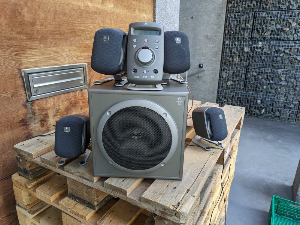 Logitech Z-680 5.1 Surroundsystem, funktionstüchtig (Gebraucht) in ...