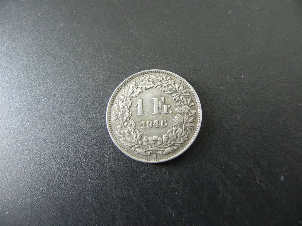 Schweiz 1 Franken 1946 B Silber (Gebraucht) in Biel/Bienne für CHF 2.8 – mit Lieferung auf ...