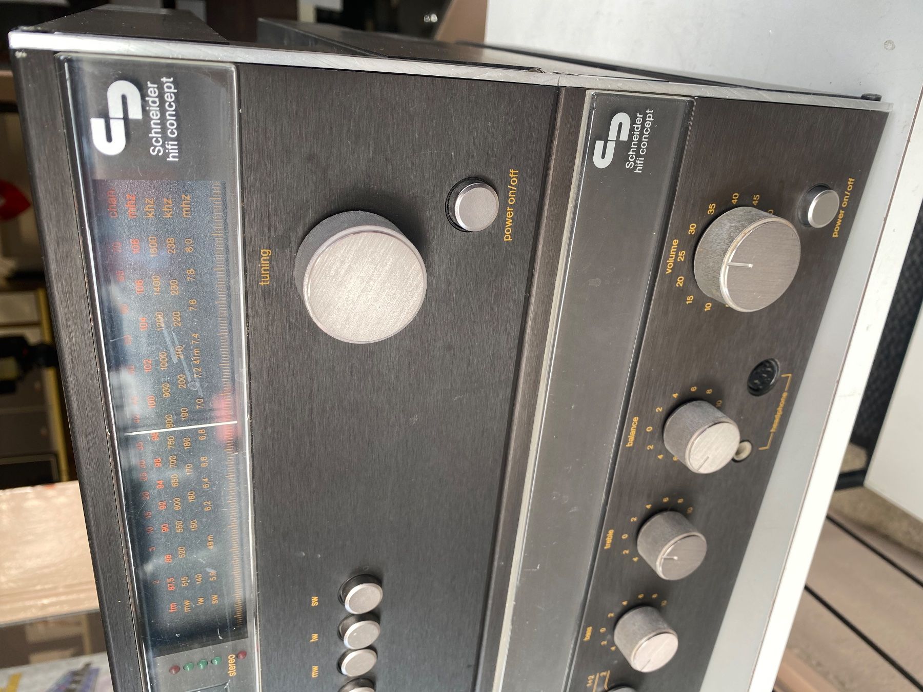 Schneider Team 6030T & 6030A Vintage Receiver Verstärker ... (Defekt ...