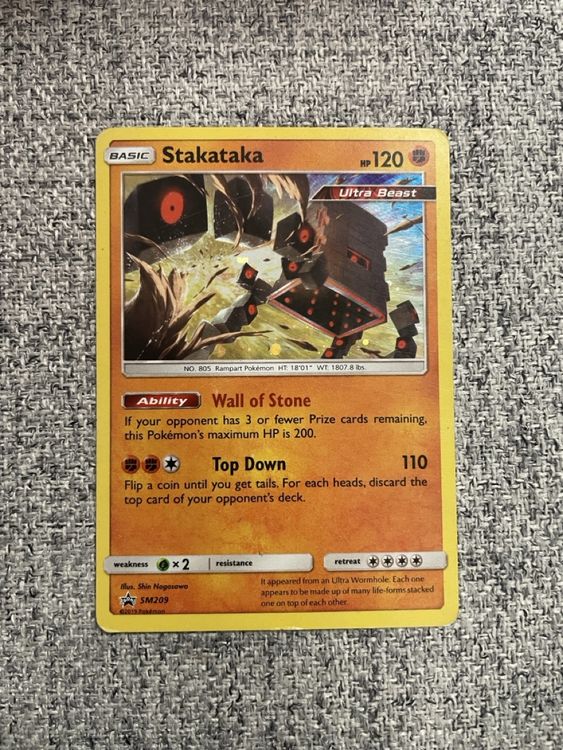Pokemon Karte Stakataka SM209 (Neu (gemäss Beschreibung)) in Opfikon ...