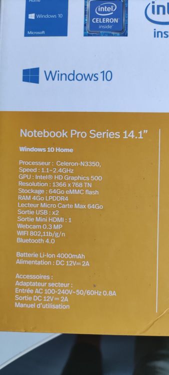 Polaroid Notebook 14.1" Pro Serie, Lila - Win10 unbenutzt (Neu (gemäss ...