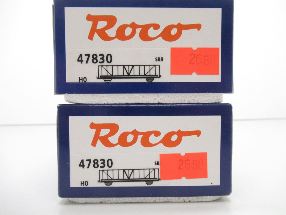 Roco 2x 47830 Materialwagen "Service Anlage Biel" SBB AC H0 | Kaufen ...