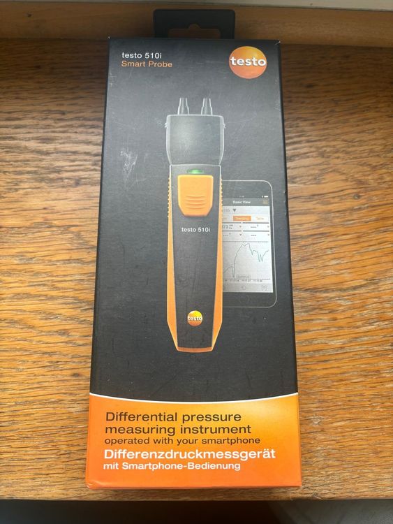 testo 510 i - Differenzdruckmessgerät mit Smartphone-Bedienu (Gebraucht ...